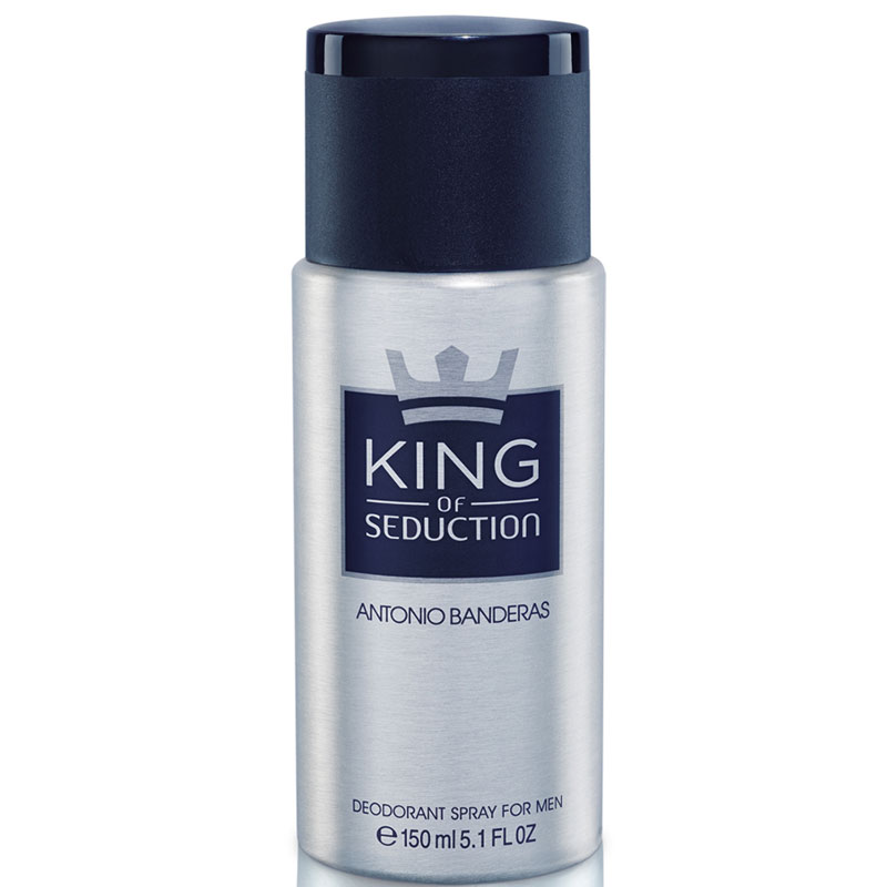 Antonio Banderas King Of Seduction Deodorant Spray 150ml | Ascot Cosmetics