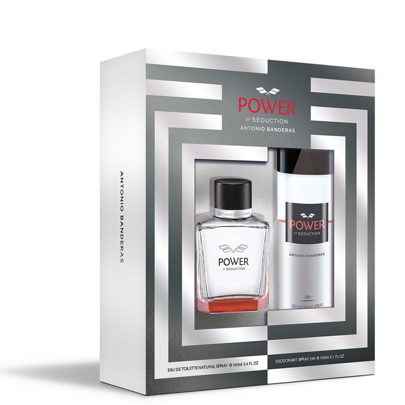 Antonio Banderas Power Of Seduction Eau De Toilette Spray 100ml Set