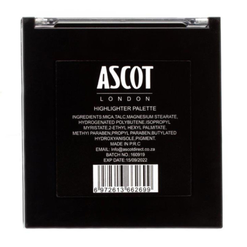 Ascot Highlighter Palette | Ascot Cosmetics