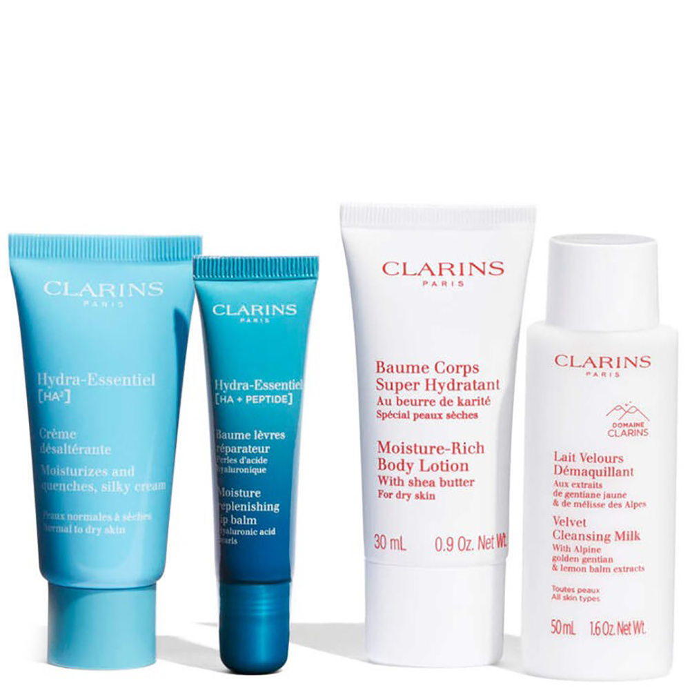 Clarins Face & Body Hydration Routine Set | Ascot Cosmetics